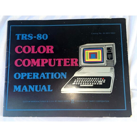 Tandy | Other | 98 Vintage Original Trs80 Color Computer Operation Manual Catalog No 263002 ...